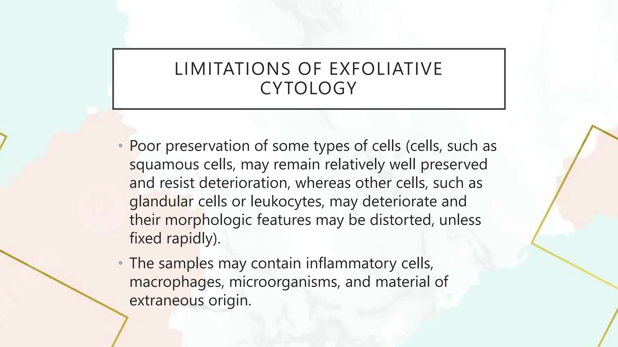 CYTOLOGY-SAMPLE COLLECTION, Introduction to cytology | PPTX