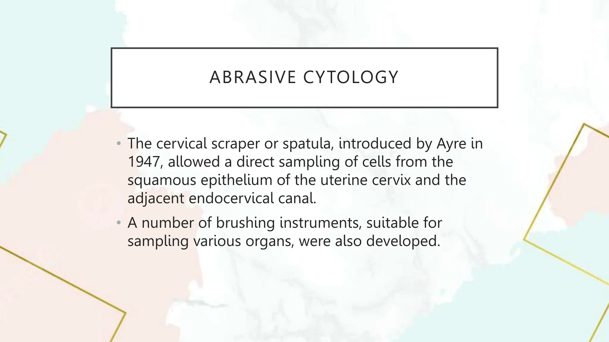 CYTOLOGY-SAMPLE COLLECTION, Introduction to cytology | PPTX | Lung and ...