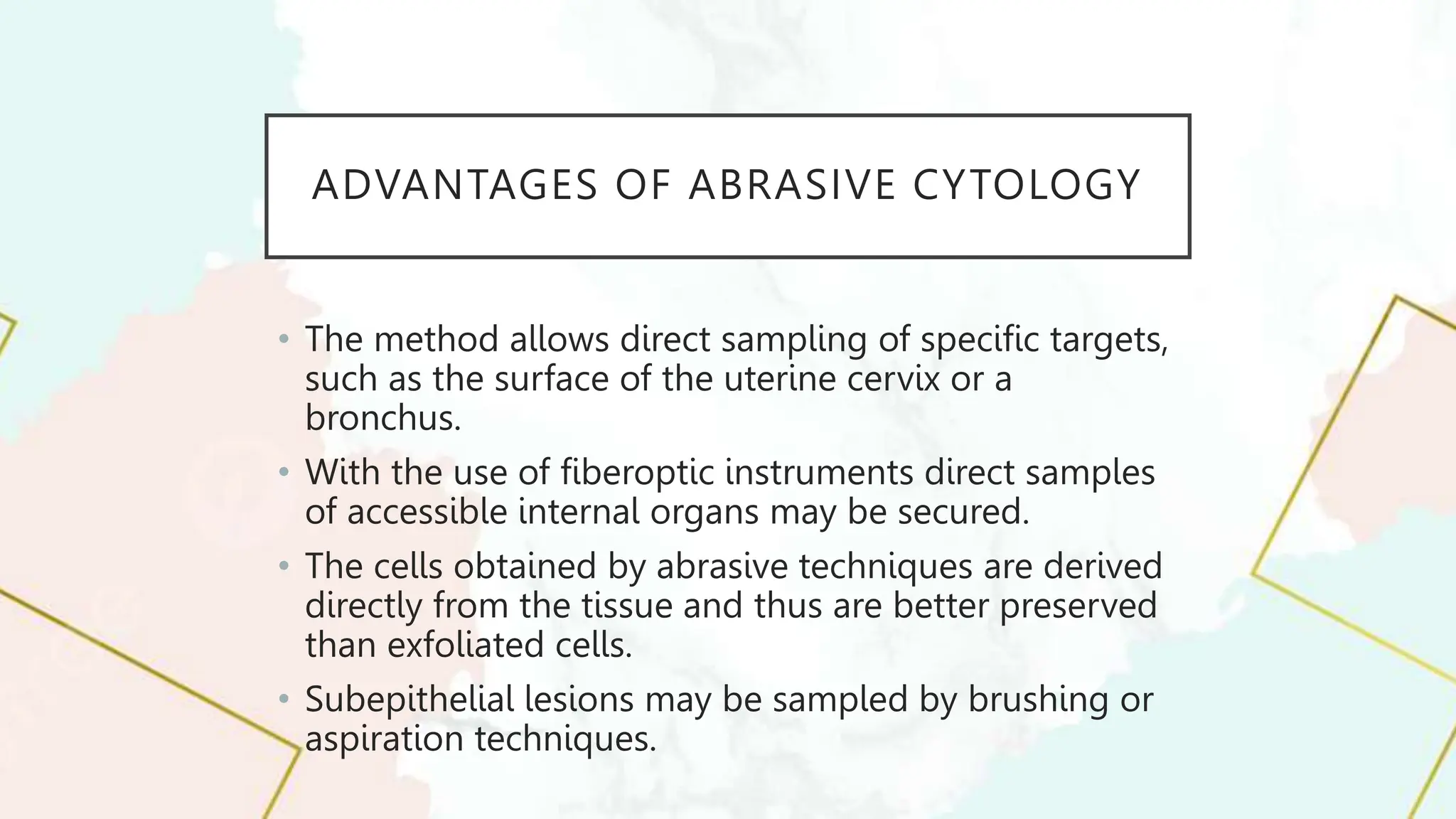 CYTOLOGY-SAMPLE COLLECTION, Introduction to cytology | PPTX