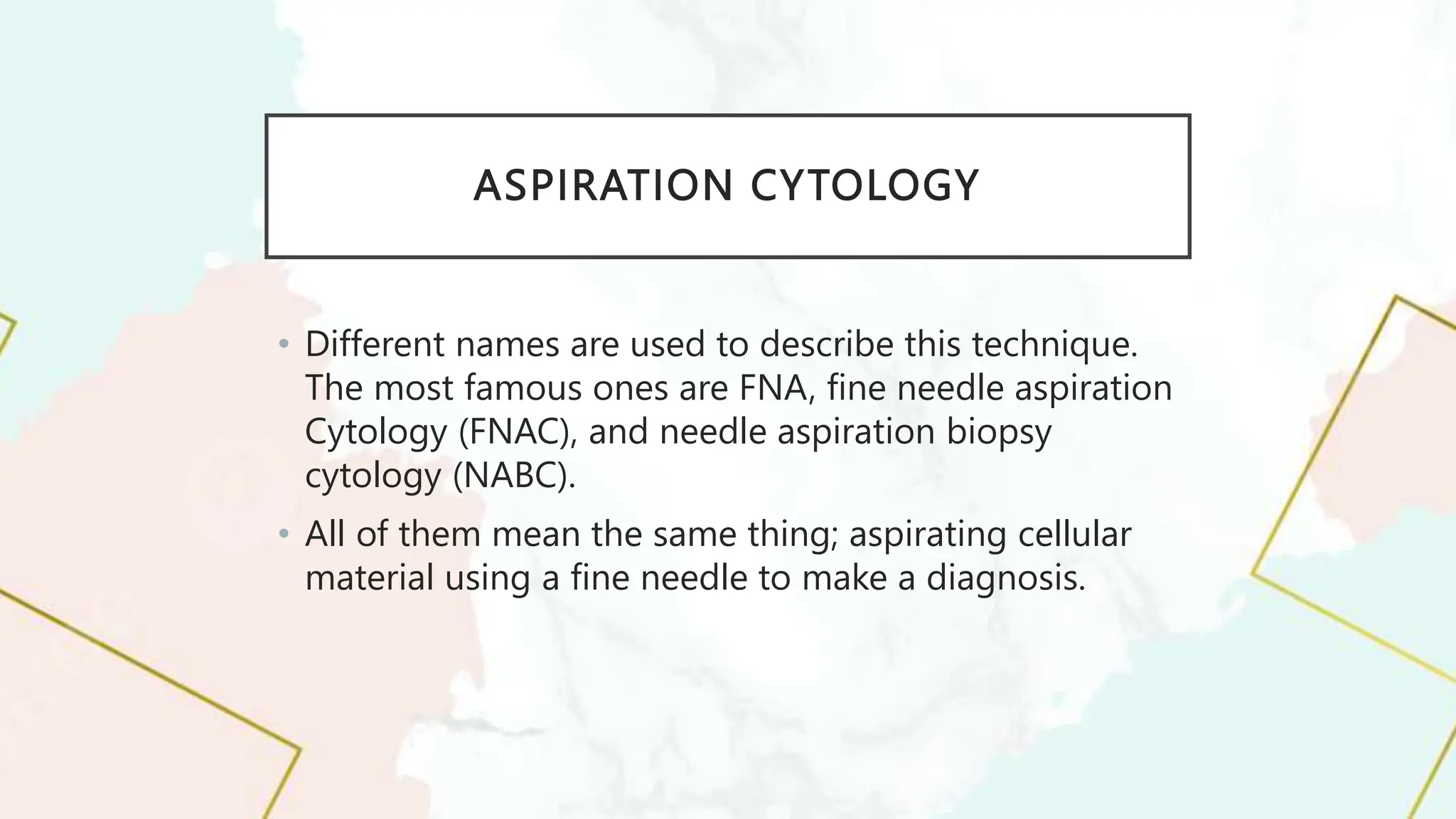 CYTOLOGY-SAMPLE COLLECTION, Introduction to cytology | PPTX