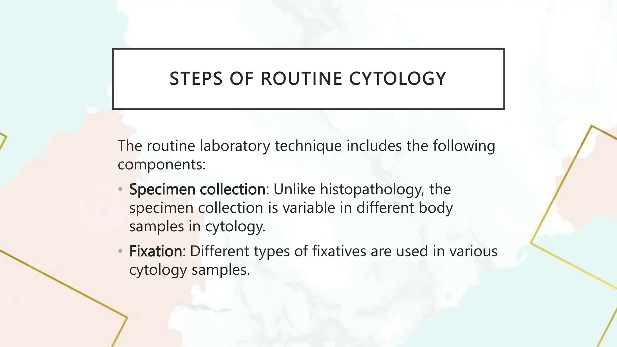 CYTOLOGY-SAMPLE COLLECTION, Introduction to cytology | PPTX