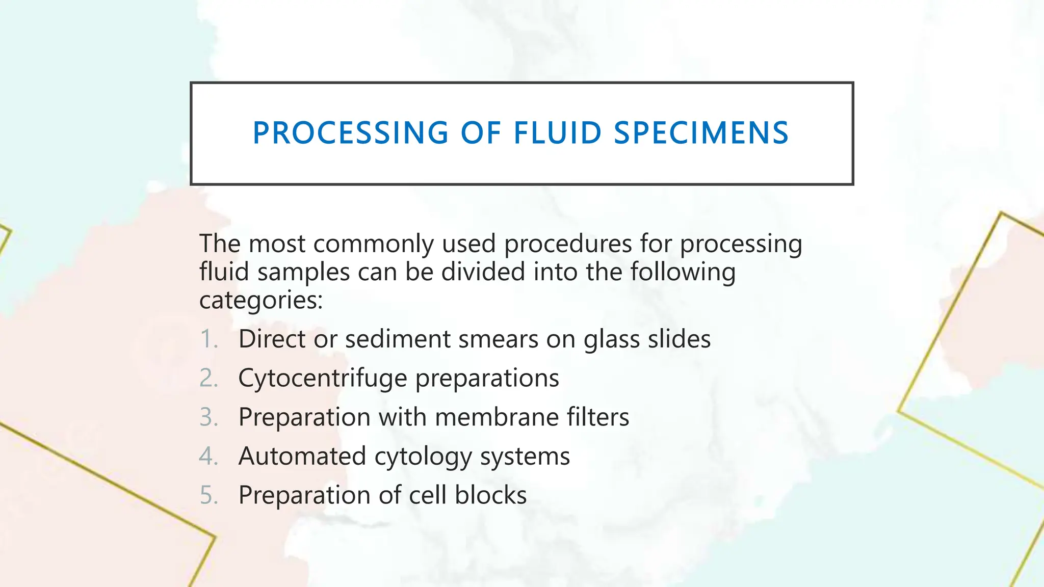 CYTOLOGY-SAMPLE COLLECTION, Introduction to cytology | PPTX