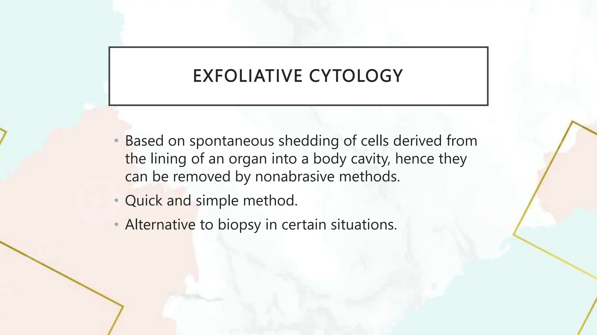 CYTOLOGY-SAMPLE COLLECTION, Introduction to cytology | PPTX