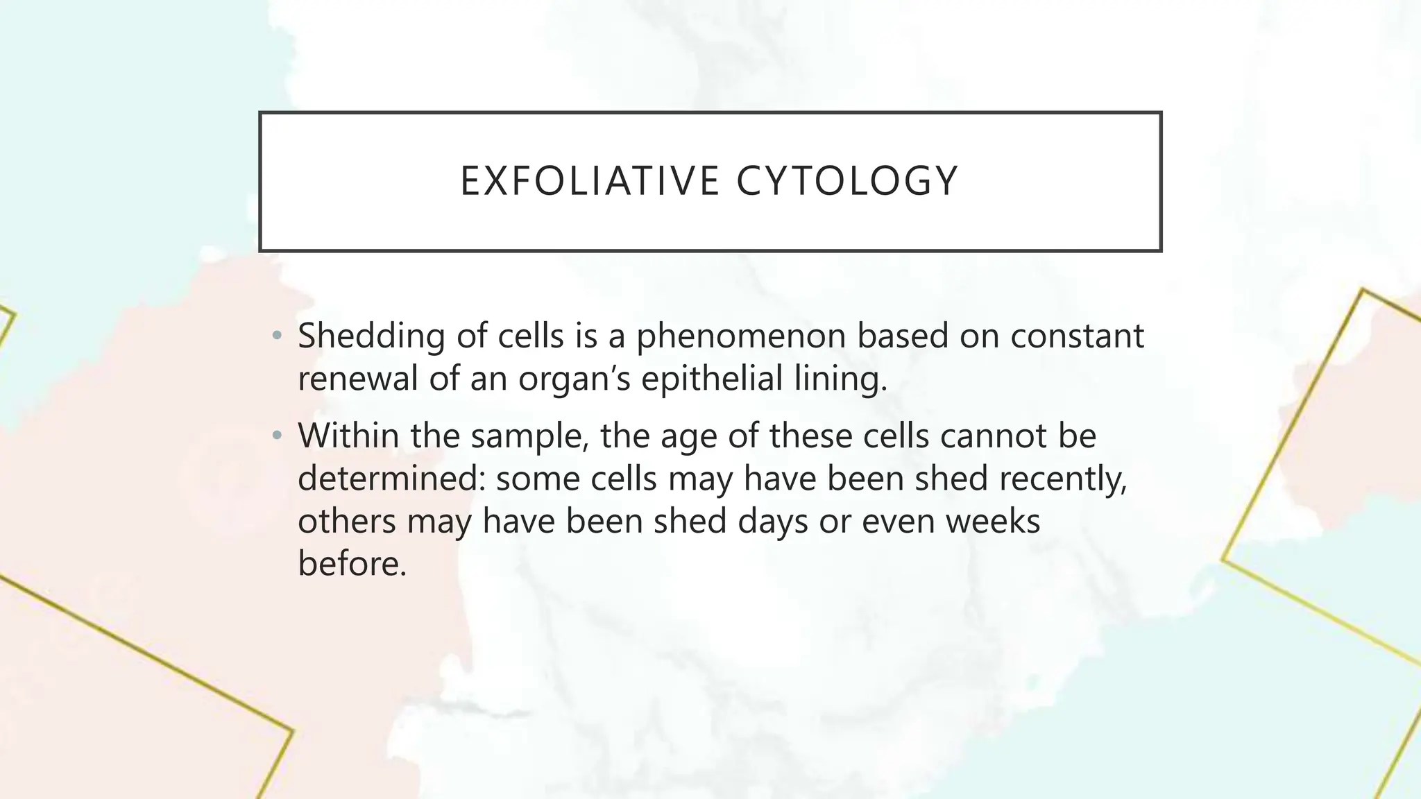 CYTOLOGY-SAMPLE COLLECTION, Introduction to cytology | PPTX