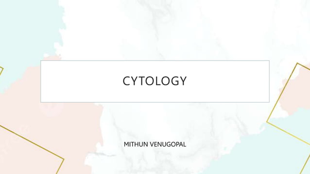 CYTOLOGY-SAMPLE COLLECTION, Introduction to cytology | PPTX | Lung and ...