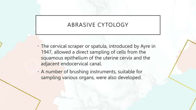 CYTOLOGY-SAMPLE COLLECTION, Introduction to cytology | PPTX | Lung and ...