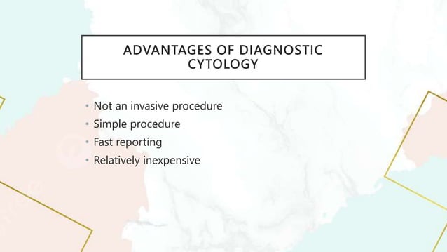 CYTOLOGY-SAMPLE COLLECTION, Introduction to cytology | PPTX | Lung and ...