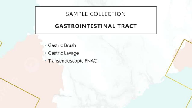 CYTOLOGY-SAMPLE COLLECTION, Introduction to cytology | PPTX | Lung and ...