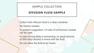 CYTOLOGY-SAMPLE COLLECTION, Introduction to cytology | PPTX
