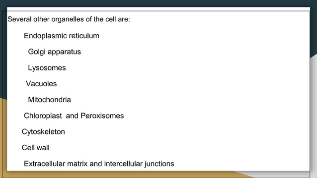 Cytology nucleus and ribosomes | PPT