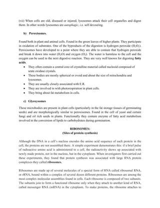 Cytology & physiology module | PDF