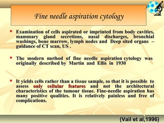Cytology & tumor dignosis | PPT