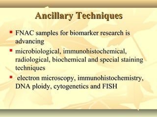 Cytology & tumor dignosis | PPT