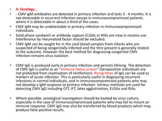Cytomegalovirus | PPTX