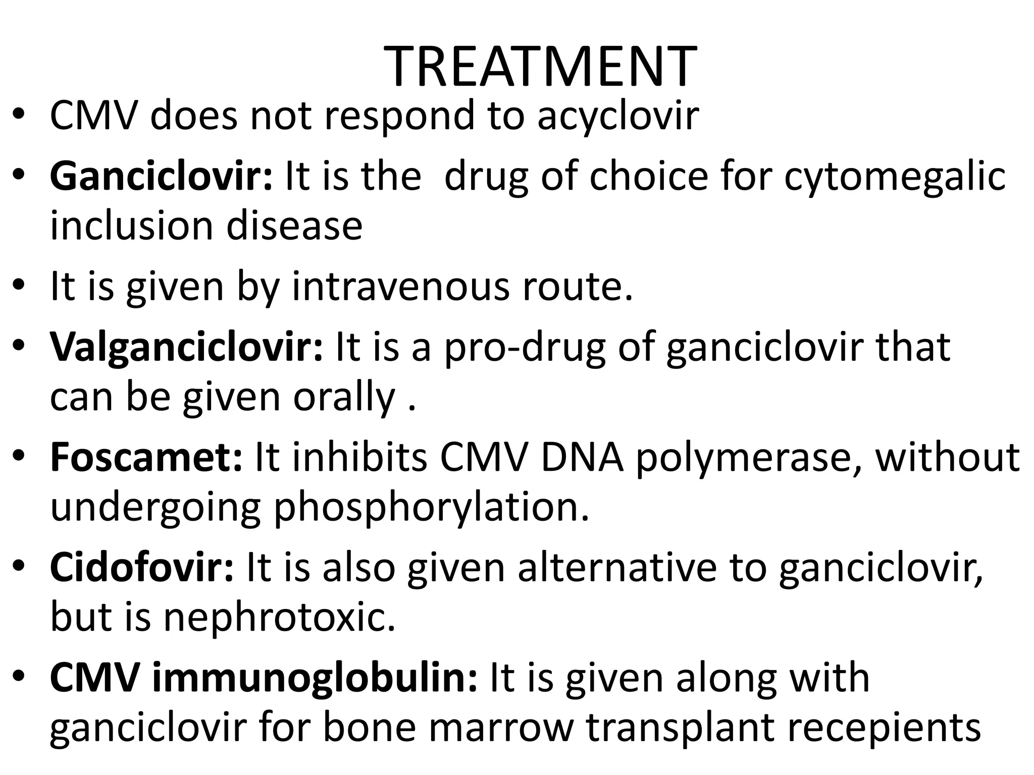 CYTOMEGALOVIRUS.pptx for educational purposes | PPTX