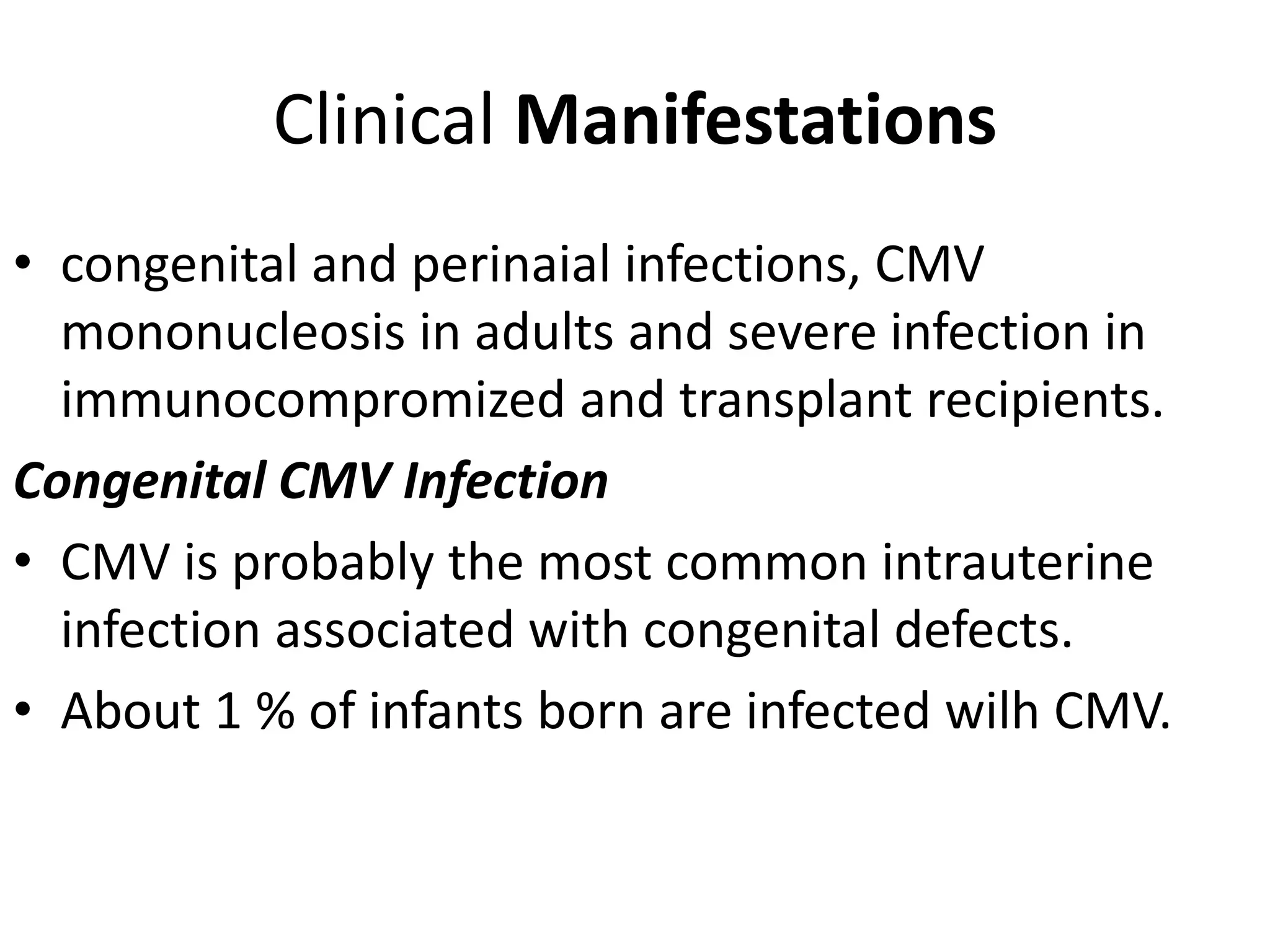 CYTOMEGALOVIRUS.pptx for educational purposes | PPTX
