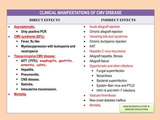 Cytomegalovirus (cmv), the hidden enemy in liver transplantation 2015 ...