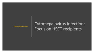 Cytomegalovirus infection in critically ill patients: Focus on HSCT ...