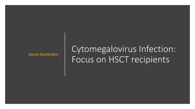 Cytomegalovirus infection in critically ill patients: Focus on HSCT ...