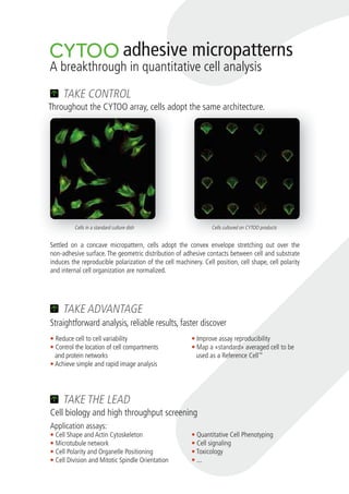 Cytoo Cell Architects | PDF | Biological Sciences | Science