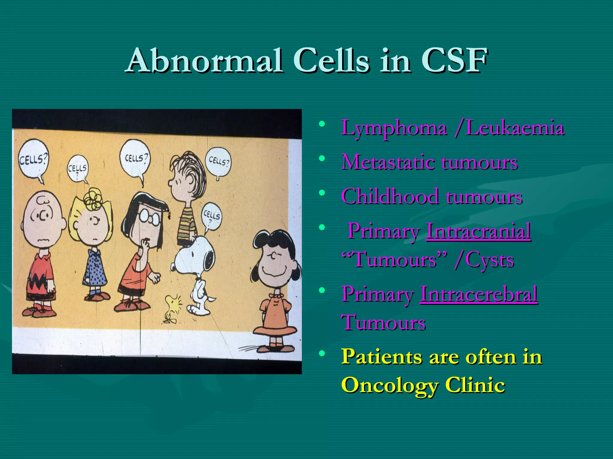 Cytopathology Of Cerebrospinal Fluid[1]Power Point | PPT
