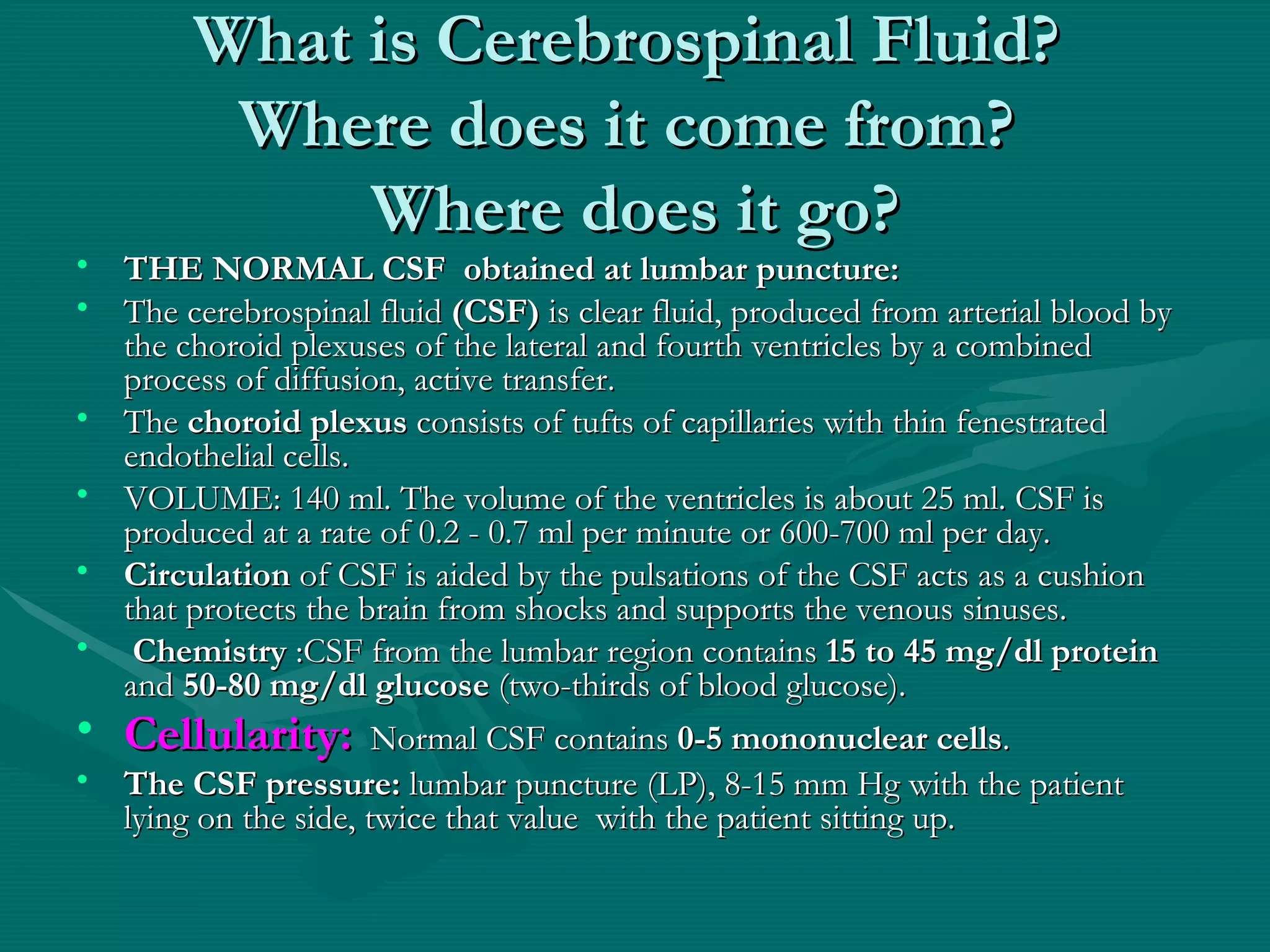 Cytopathology Of Cerebrospinal Fluid[1]Power Point | PPT