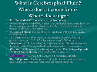 Cytopathology Of Cerebrospinal Fluid[1]Power Point | PPT