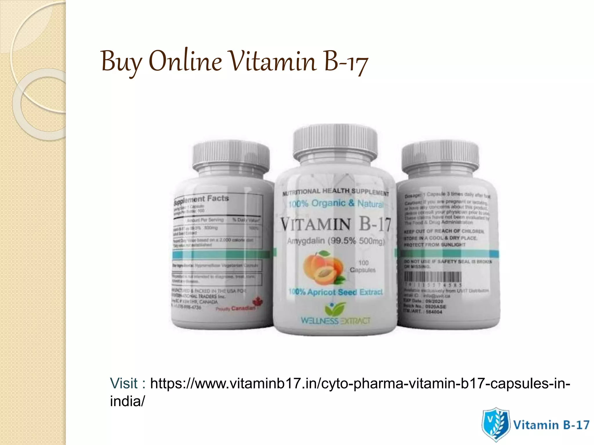 Cyto pharma vitamin b17 | PPT
