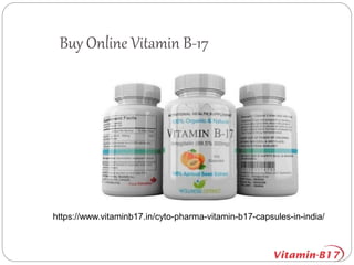 Cyto pharma vitamin b 17 | PPTX