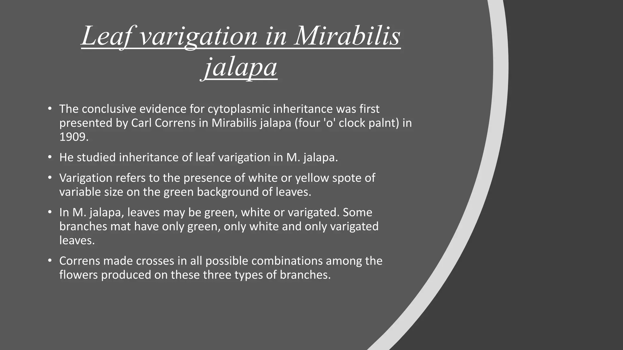 Cytoplasmic inheritance and extra chromosomal inheritance | PPTX