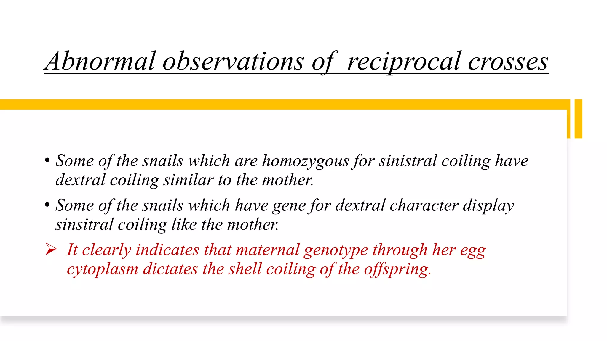 Cytoplasmic inheritance and extra chromosomal inheritance | PPTX