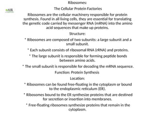 cytoplasmic Organelles.pptx(types and functions) | PPTX