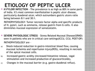 cytoprotective agents in acid peptic disease | PPTX
