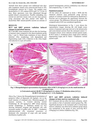 Cytoprotective Potential of Rutin and Quercetin in Swiss Mice Exposed ...