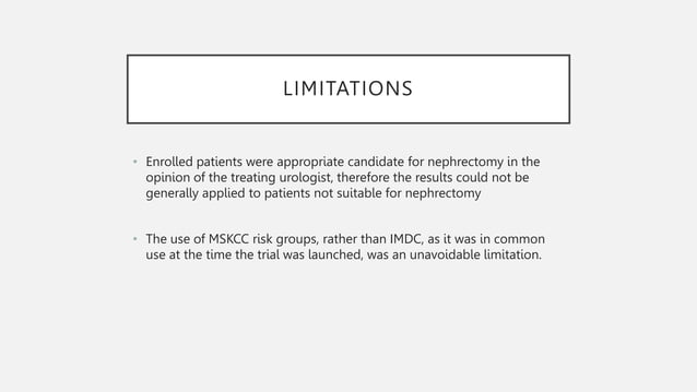 Cytoreductive Nephrectomy.pptx, Indications and Contraindications | PPTX