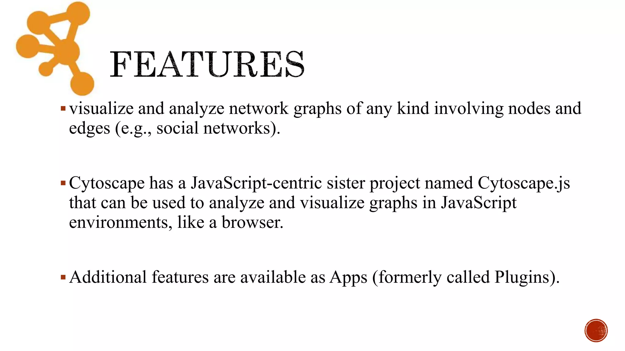 Cytoscape basic features | PPTX