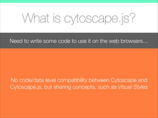 Cytoscape and the Web | PDF