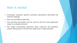 Cytoscape plugins - GeneMania and CentiScape | PDF