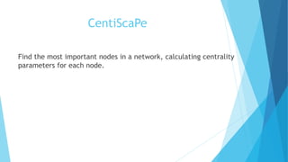 Cytoscape plugins - GeneMania and CentiScape | PDF