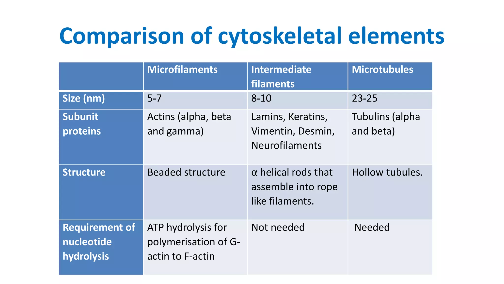 Cytoskeleton and Molecular Motors - with YouTube video | PPTX