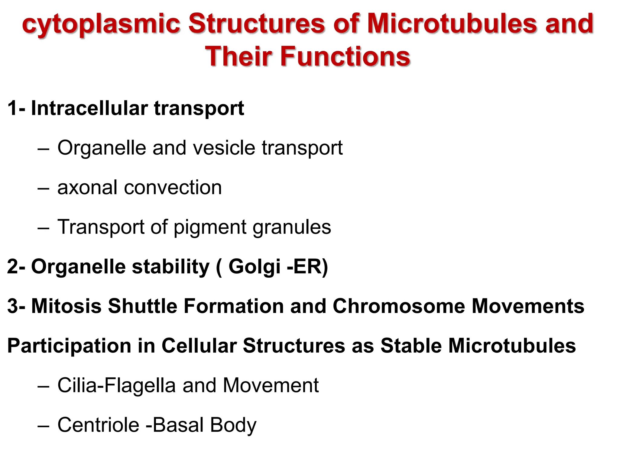 structure and functions of cytoskeletons | PPTX