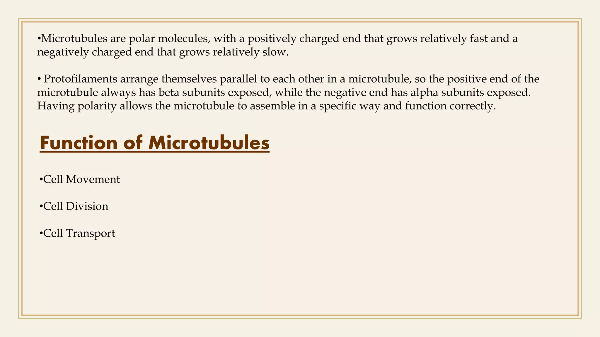 Cytoskeleton structure. Microfilaments, microtubules and intermediate filaments. | PPTX
