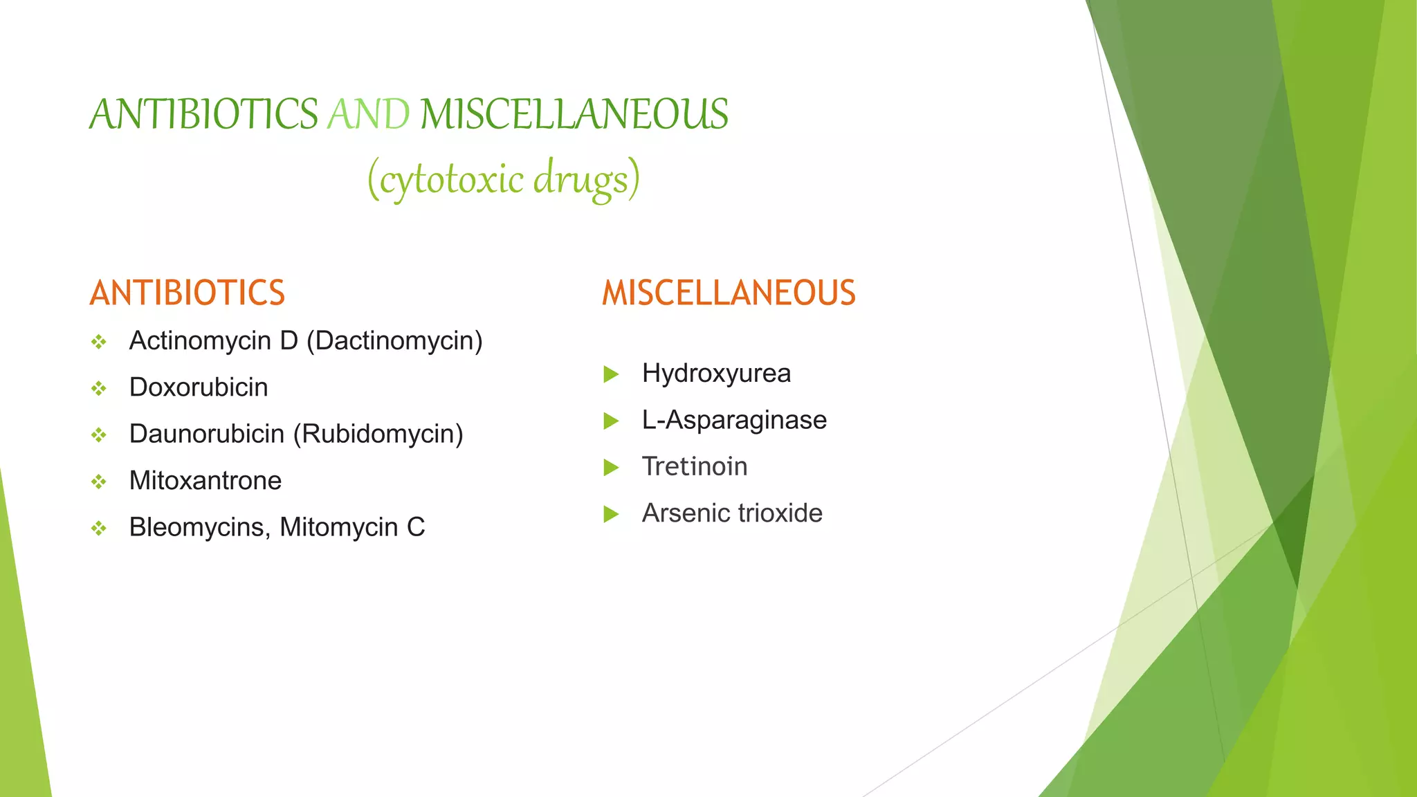 CYTOTOXIC Drugs .pptx