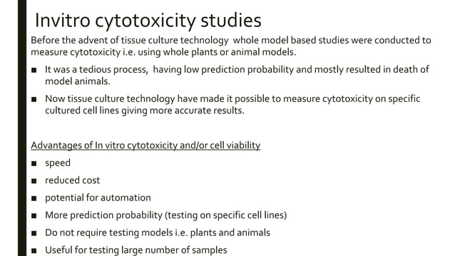 Cytotoxicity | PPTX | Biological Sciences | Science