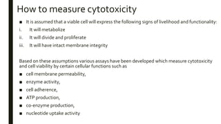 Cytotoxicity | PPTX