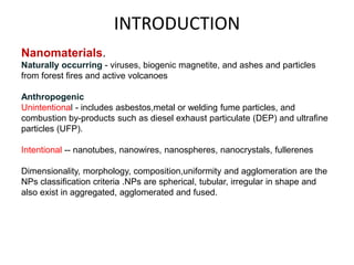 Cytotoxicity and genotoxicity of nanoparticles | PPTX