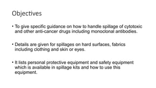 Managing emergency of cytotoxic spill.pptx