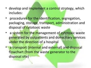 Cytotoxic waste management | PPT