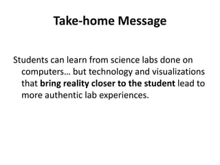 Using Visualizations in Remote Online Labs - Talk at CyTSE | PPTX