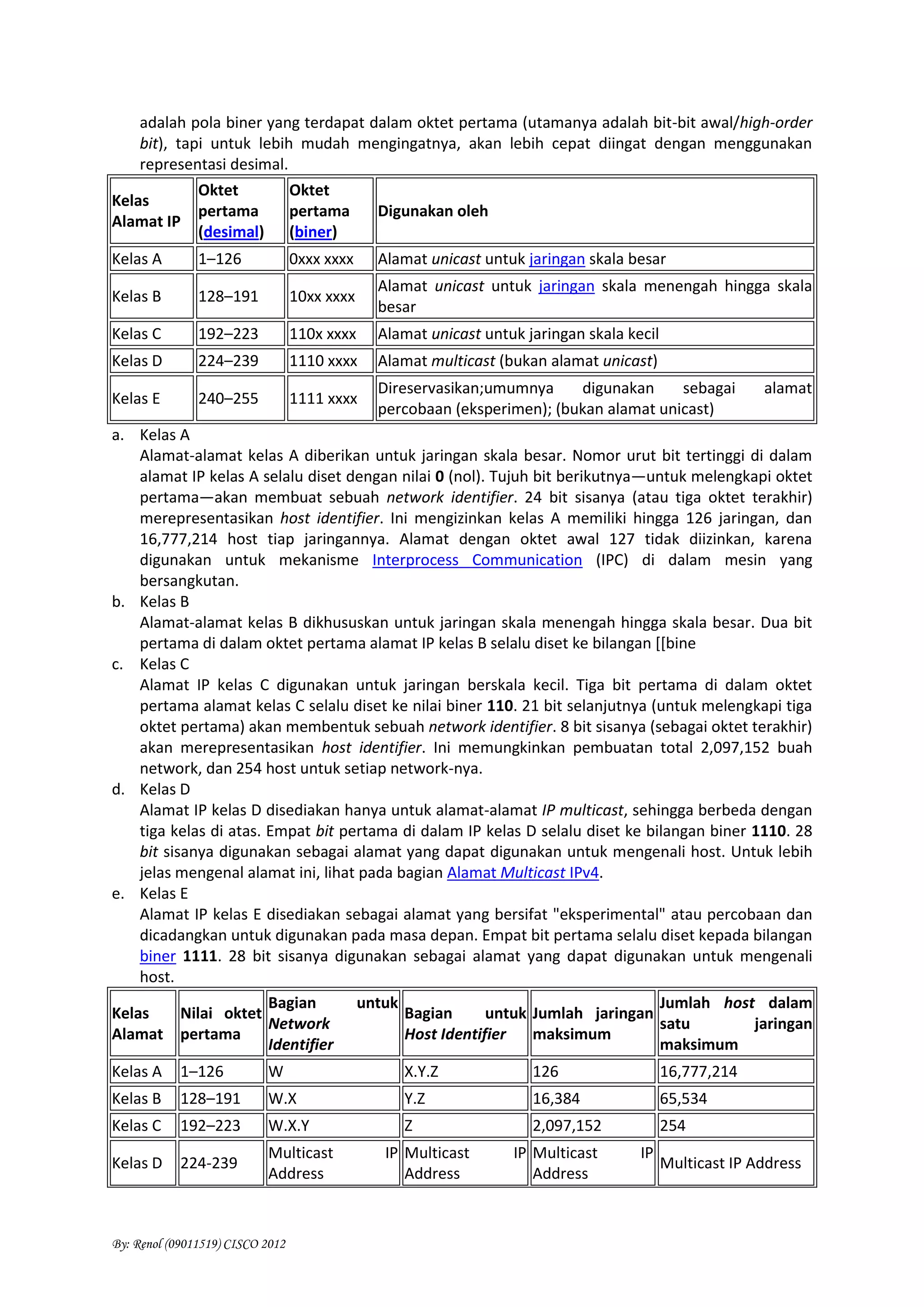 I pv6(internet protokol) | PDF